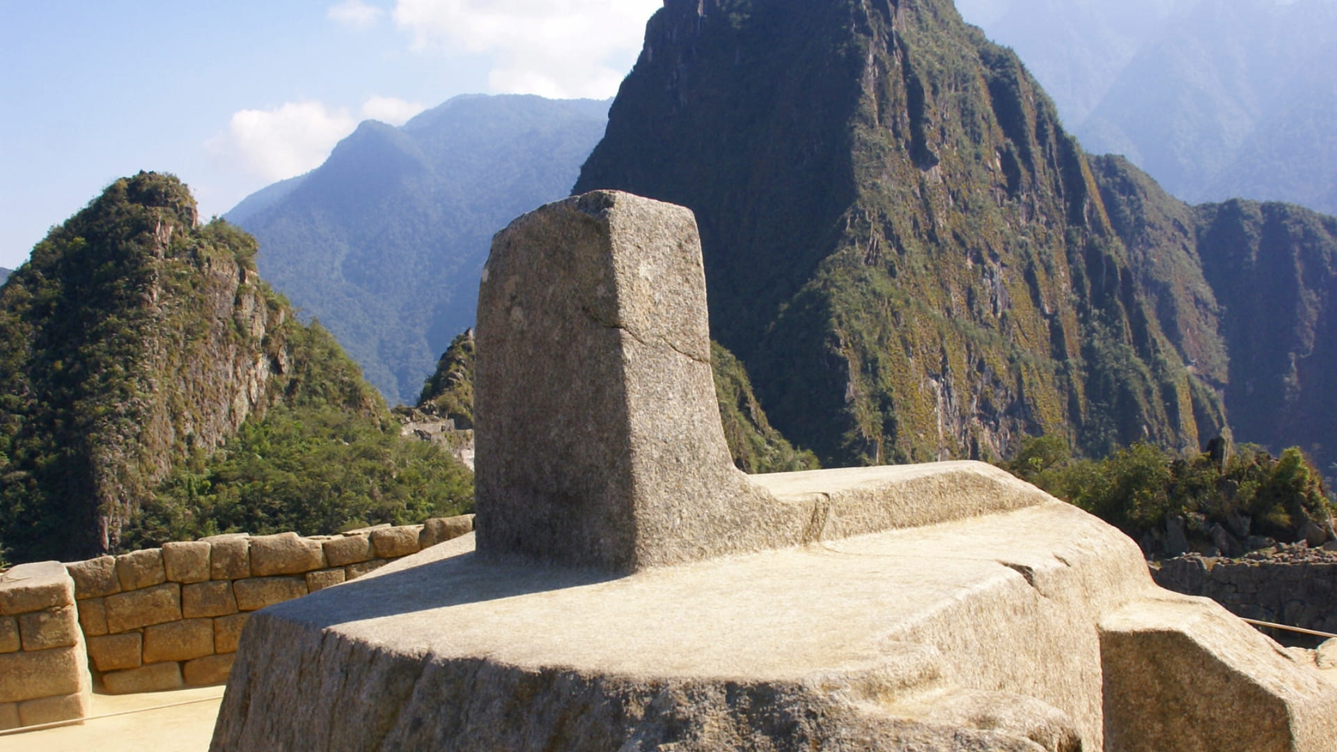 Intihuatana in Machu Picchu